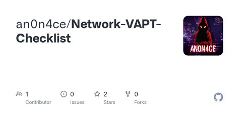 GitHub An N Ce Network VAPT Checklist