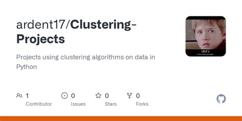 Github Ardent Clustering Projects Projects Using Clustering Algorithms On Data In Python