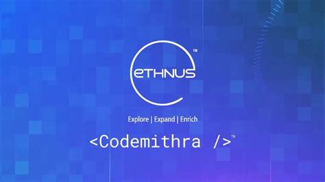 Ethnus On Linkedin Ethnus Codemithra Emergingus Aws