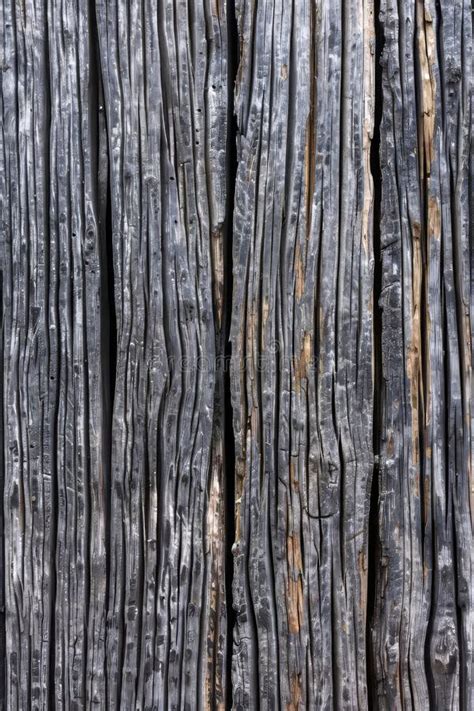 Charred Wood Texture Background Burnt Wood Planks Black Timber
