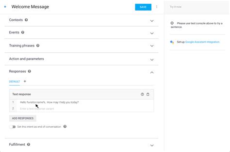 Basics Of Integrating Dialogflow With The Zobot