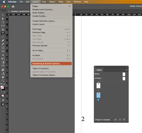 how to add page numbers in adobe indesign