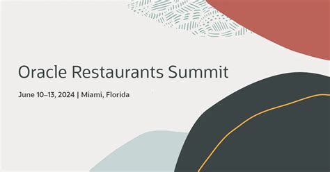 Oracle Restaurants Summit