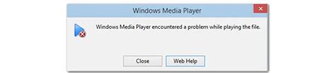 Solved! Windows Media Player Encountered a Problem While Playing the File