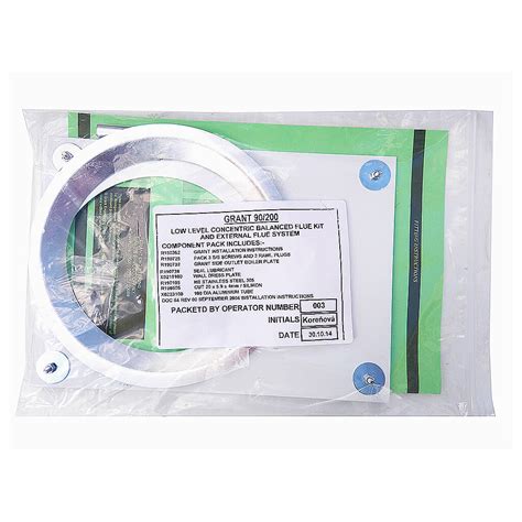 Grant Ez Fit Flue System Ez90 Low Level Balanced Flue Kit Ez90 Hpw