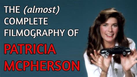 The Almost Complete Filmography Of Patricia Mcpherson Knight Rider