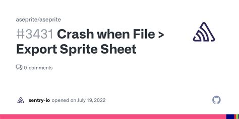 Crash When File Export Sprite Sheet · Issue 3431 · Asepriteaseprite