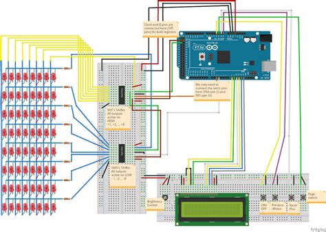 example of using two 74hc595 to control a matrix of leds · issue 4