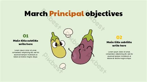 Green Cartoon March Spring Calendar Ppt Template Powerpoint Pptx