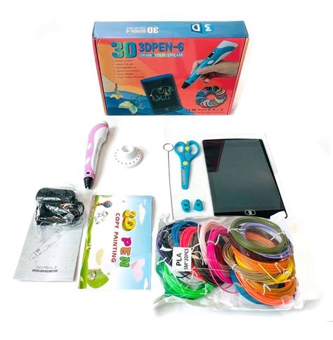 3D Pen-6 Большой набор для творчества 3Д ручка c LCD дисплеем ...