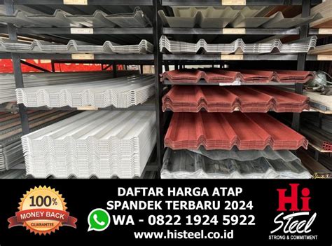 Daftar Harga Atap Spandek Terbaru 2024 Hi Steel