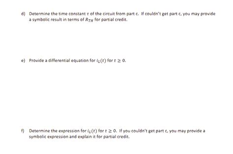Problem You Are Given The Circuit Shown Below The Chegg