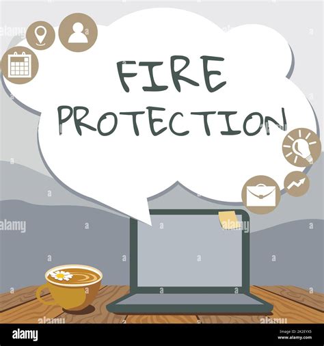 Text Showing Inspiration Fire Protection Business Idea Measures Taken
