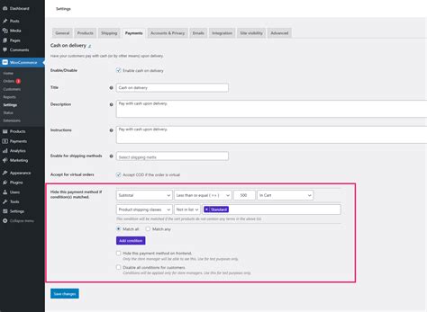 Codiepress Woocommerce Conditional Shipping And Payments Hide Shipping And Payment Methods