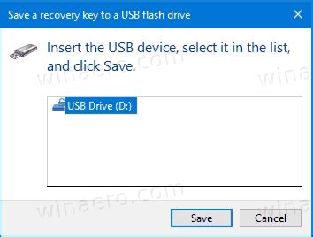 Backup Bitlocker Recovery Key In Windows
