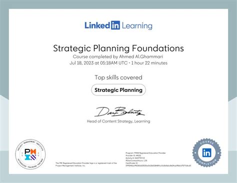 ahmed al ghammari on linkedin certificate of completion