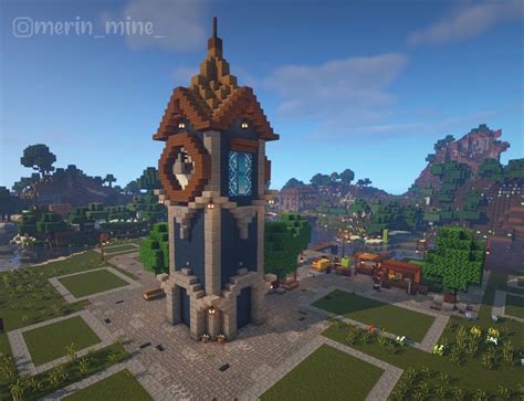 Clock Tower Tutorial Minecraft At Lessie Macias Blog