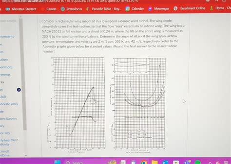 Consider A Rectangular Wing Mounted In A Low Speed