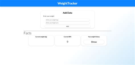 Github Bodek98weighttracker Weight Tracker App