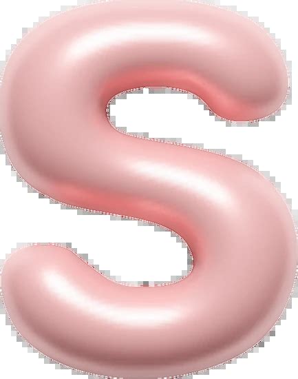 膨胀字母素材 小写s 花瓣网