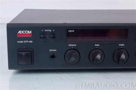 Adcom Gtp 400 Stereo Preamplifier Tuner The Music Room