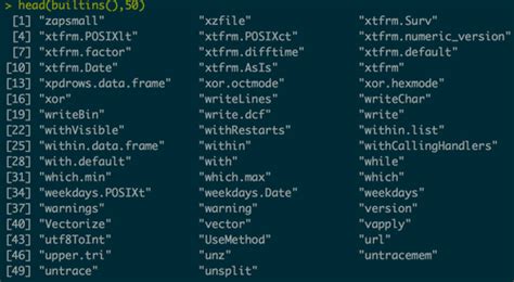 Useful Functions In R Flashcards Quizlet