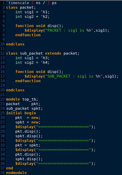 Systemverilog 类”翱翔在systemverilog的天空（5）类的多态和虚方法systemverilog 语言编程 Csdn专栏