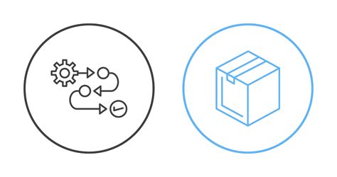Process And Package Icon Vector Art At Vecteezy