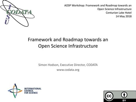 Framework And Roadmap Towards An Open Science Infrastructure Simon