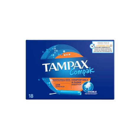 Tampax Compak Super Plus 18pk | Healthwave Ireland
