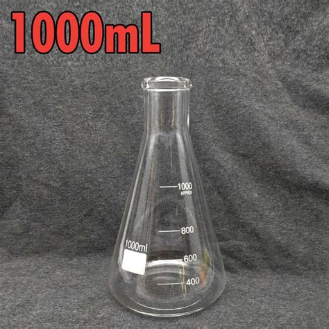 1l Borosilicate Erlenmeyer Conical Flask Big Bubble