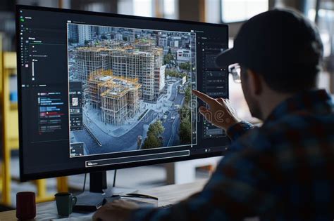 Engineer Utilizing Bim Technology For Urban Design Project With