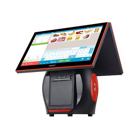 oem odm android cash register restaurant touch screen pos system pos system dual screen and