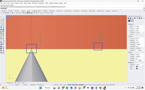 Mismatch For Same Coordinates Specified In Rhino And Grasshopper Grasshopper Mcneel Forum