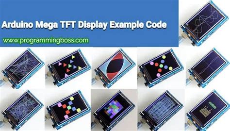 Arduino Mega TFT LCD X Color Display Shield With Library And Code