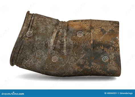 D Render Of Rusty Can Stock Illustration Illustration Of Cotainer
