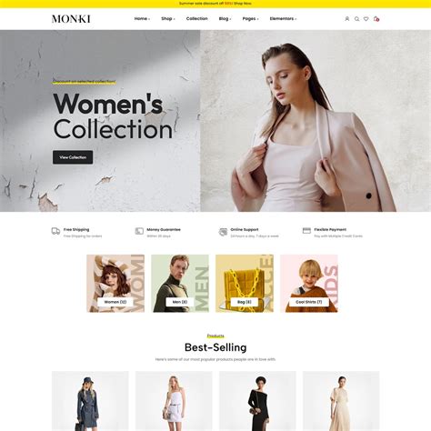 Responsive Fashion And Clothes Woocommerce Wordpress Theme Bzotech
