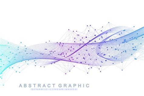 Premium Vector Abstract Background With A Colored Dynamic Waves