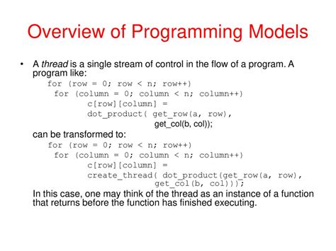 Programming Shared Address Space Platforms - ppt download