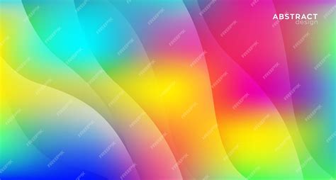 Premium Vector Abstract Modern Background With Colorful Dynamic Wave