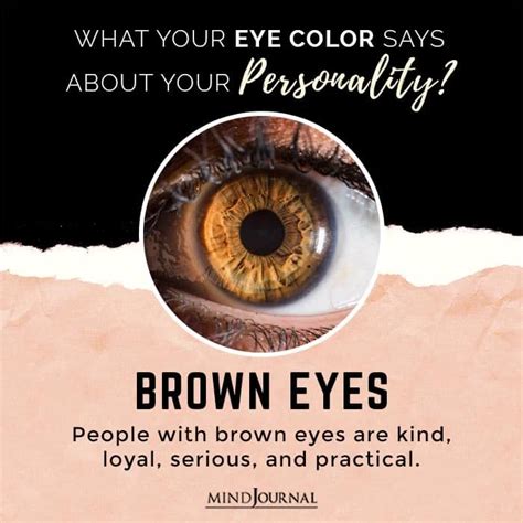 eye color based on personality