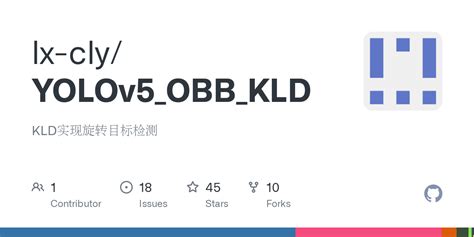 Github Lx Clyyolov5obbkld Kld实现旋转目标检测