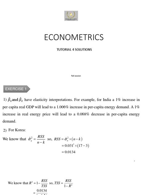 Tutorial 4 Solutions Pdf Economics Economies