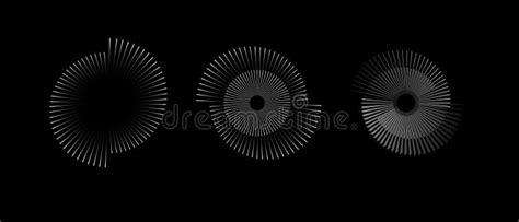Spiral Sound Wave Rhythm Line Dynamic Abstract Circular Spiral Sound Wave Rhythm From Lines