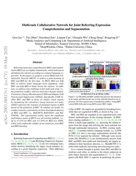 Multi Task Collaborative Network For Joint Referring Expression