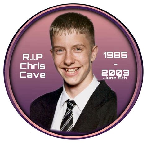 In Memoriam Of Chris Cave Knife Crime Victim Support
