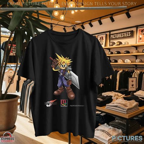 Cloud Strife X Sonic The Hedgehog Mashup T Shirt • Picturestees