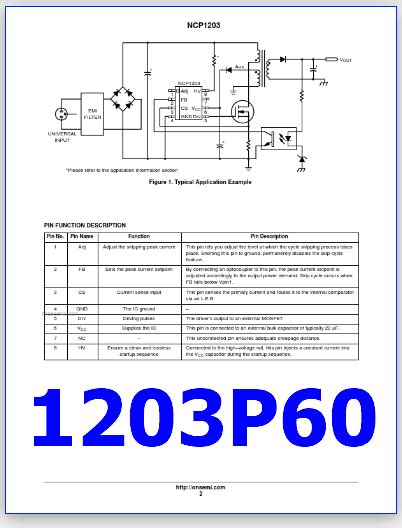 1203P60 Datasheet Meta Search