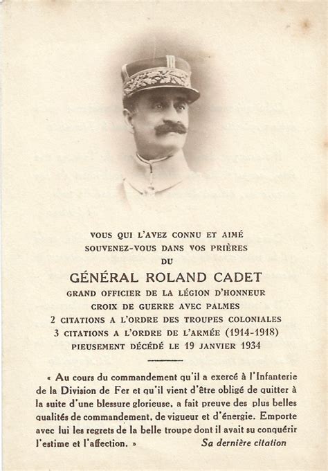 Général De Brigade Cadet Musée Des Etoiles