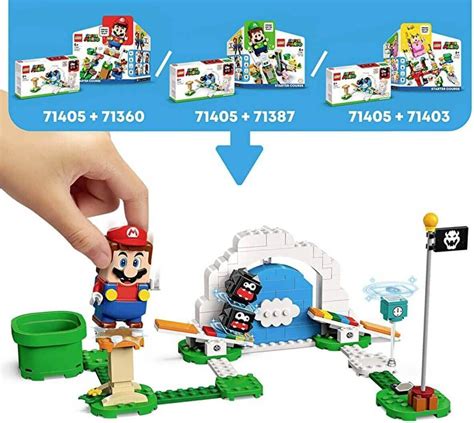 LEGO Super Mario Fuzzy Flippers Expansion Set 71405 Building Kit (154 ...